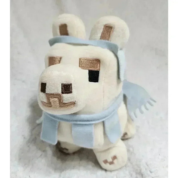 Jinx | Toys | Minecraft Cream Blue Baby Llama 7 Plush Stuffed Animal ...